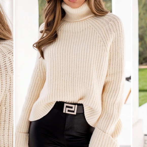 Sweaters | Skyler Cream Turtleneck Sweater | Poshmark